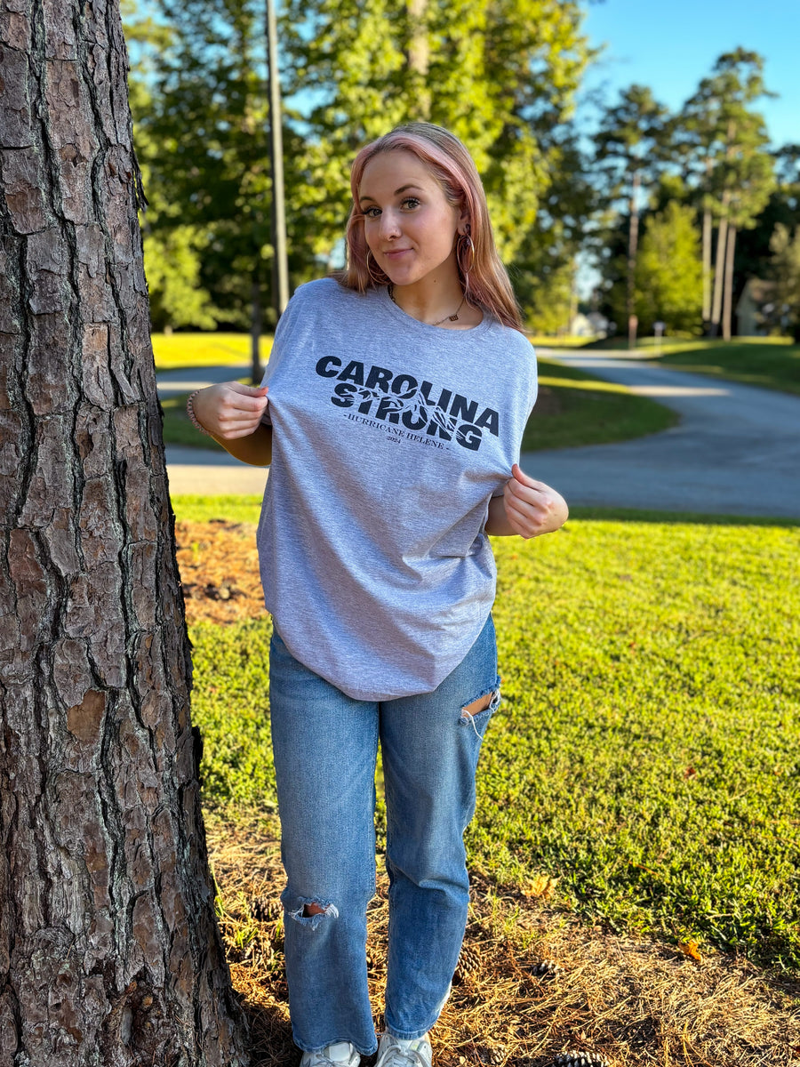 Carolina Strong Hurricane Relief T-Shirt, S/S, Sport Grey – SL Revival Co.