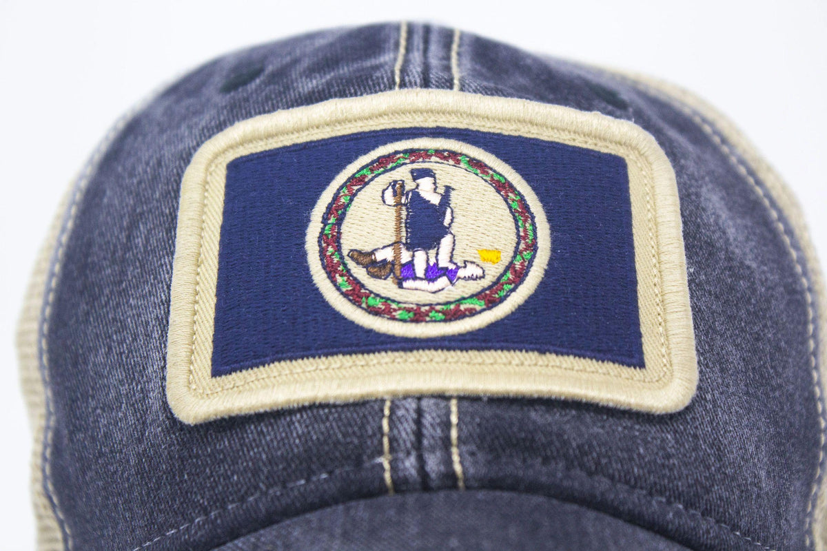 Virginia Flag Patch Trucker Hat, Black – SL Revival Co.