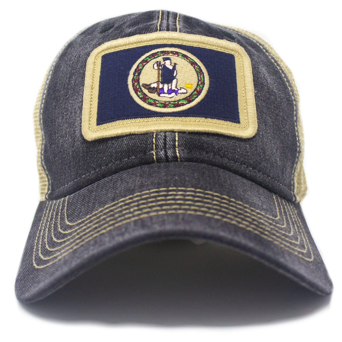 Virginia Flag Patch Trucker Hat, Black – SL Revival Co.